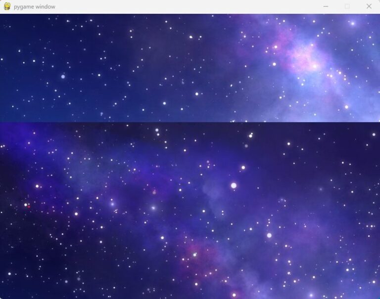 Pygameで動きのある背景を作る!簡単なスクロール実装ガイド 完全独学python
